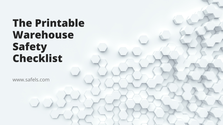 A Printable Warehouse Safety Checklist You Can Use Right Now